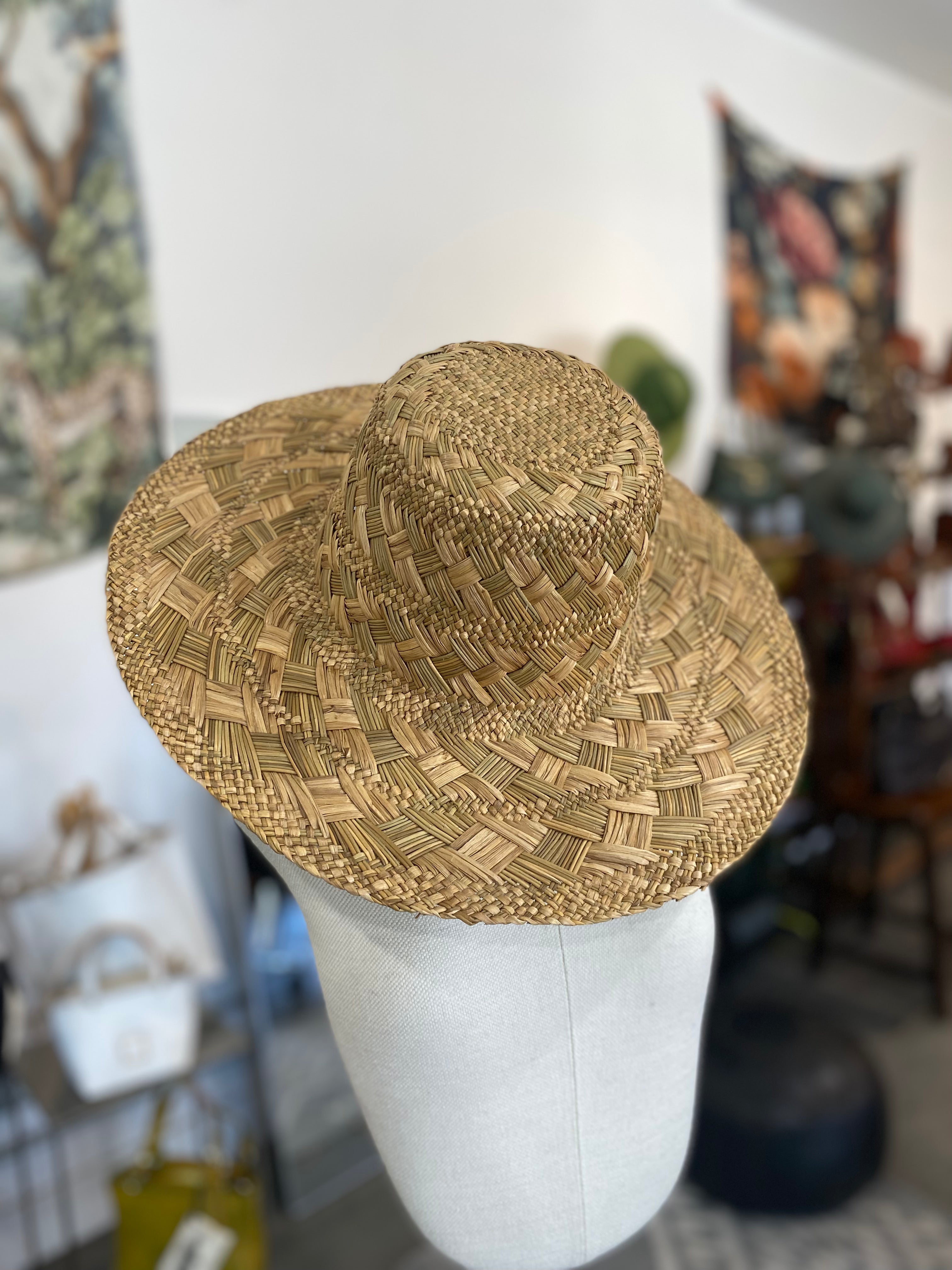 Straw Gold Hat – Boheme Shop